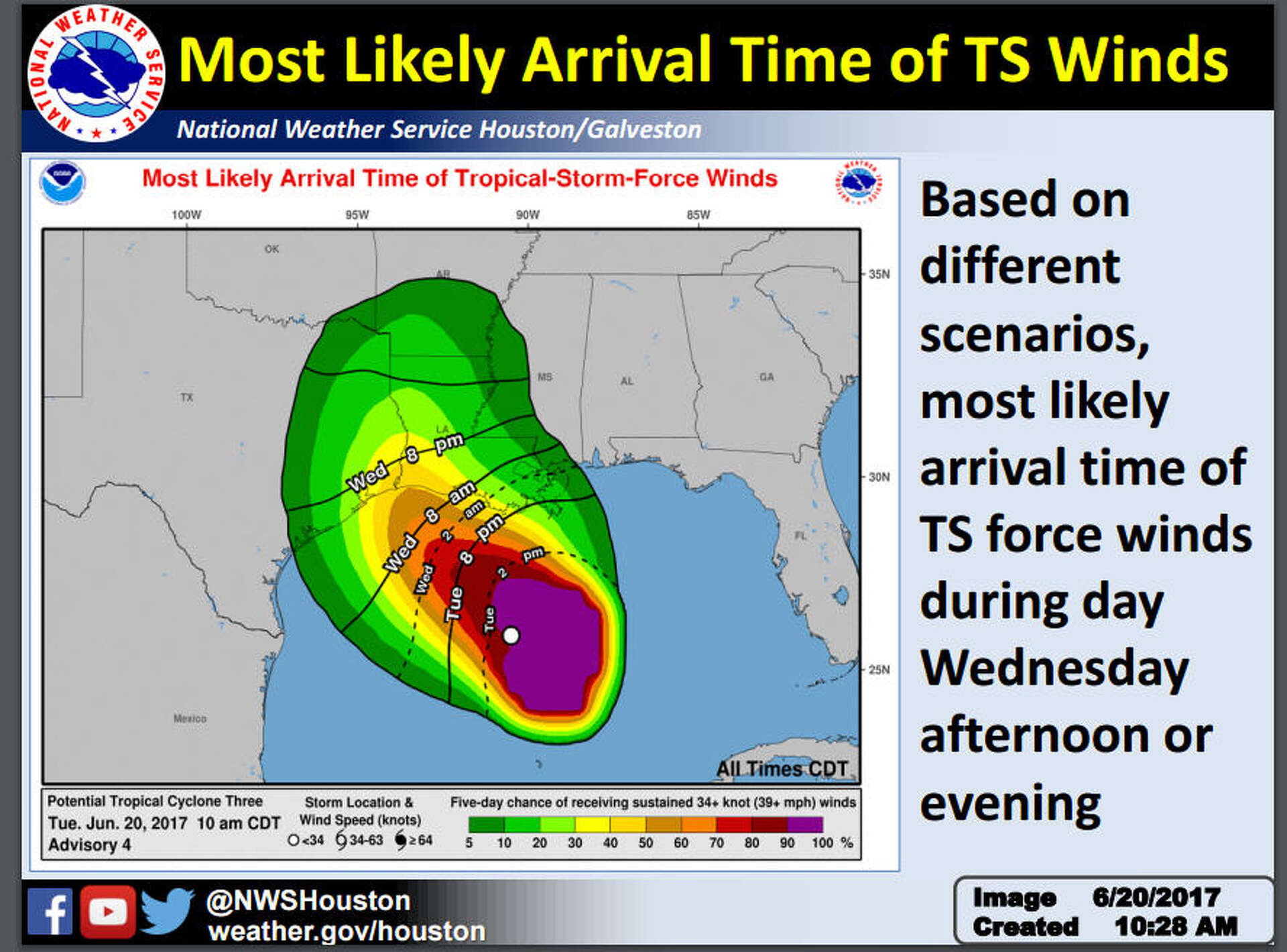 Voluntary evacuations underway as Cindy set to make landfall
