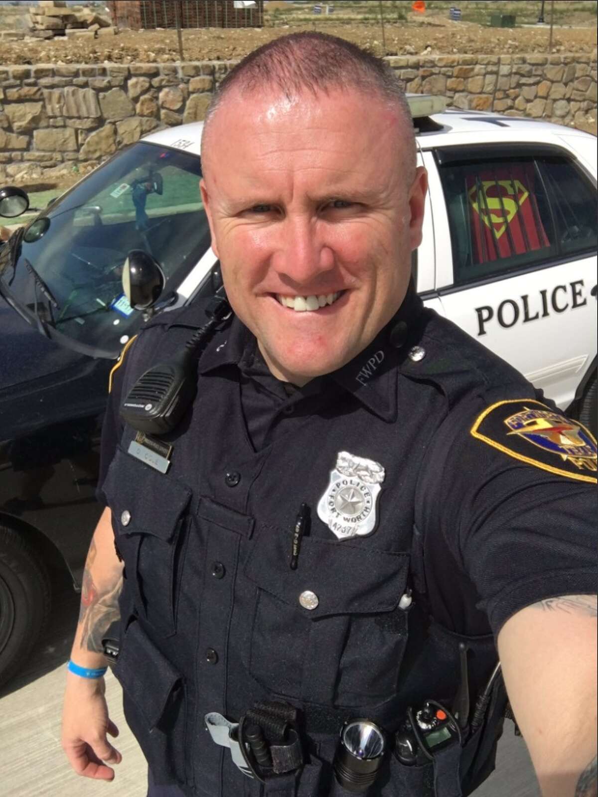 Super hero police officer