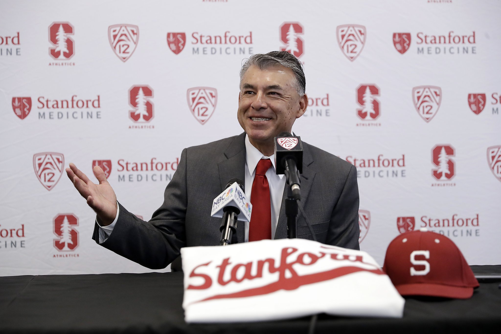 David Esquer introduced as Stanford baseball coach