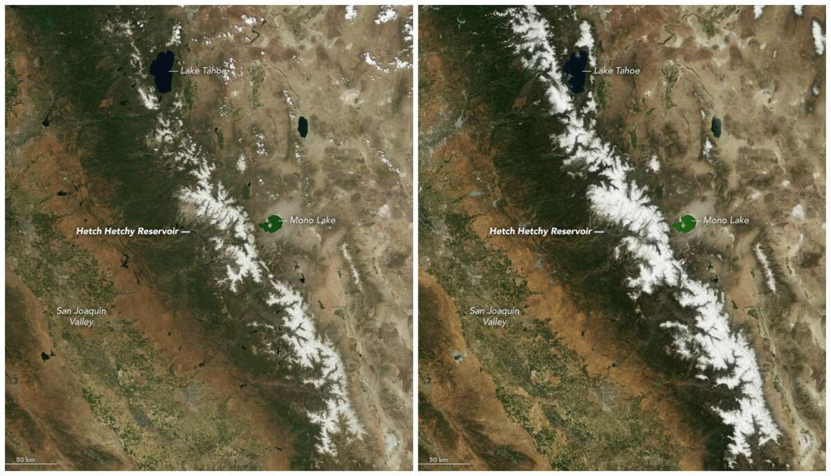 The Sierra snowpack is massive, and melting fast