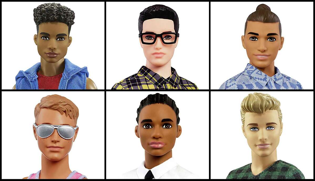 Ken doll evolves with cornrows, man buns and Dad bod