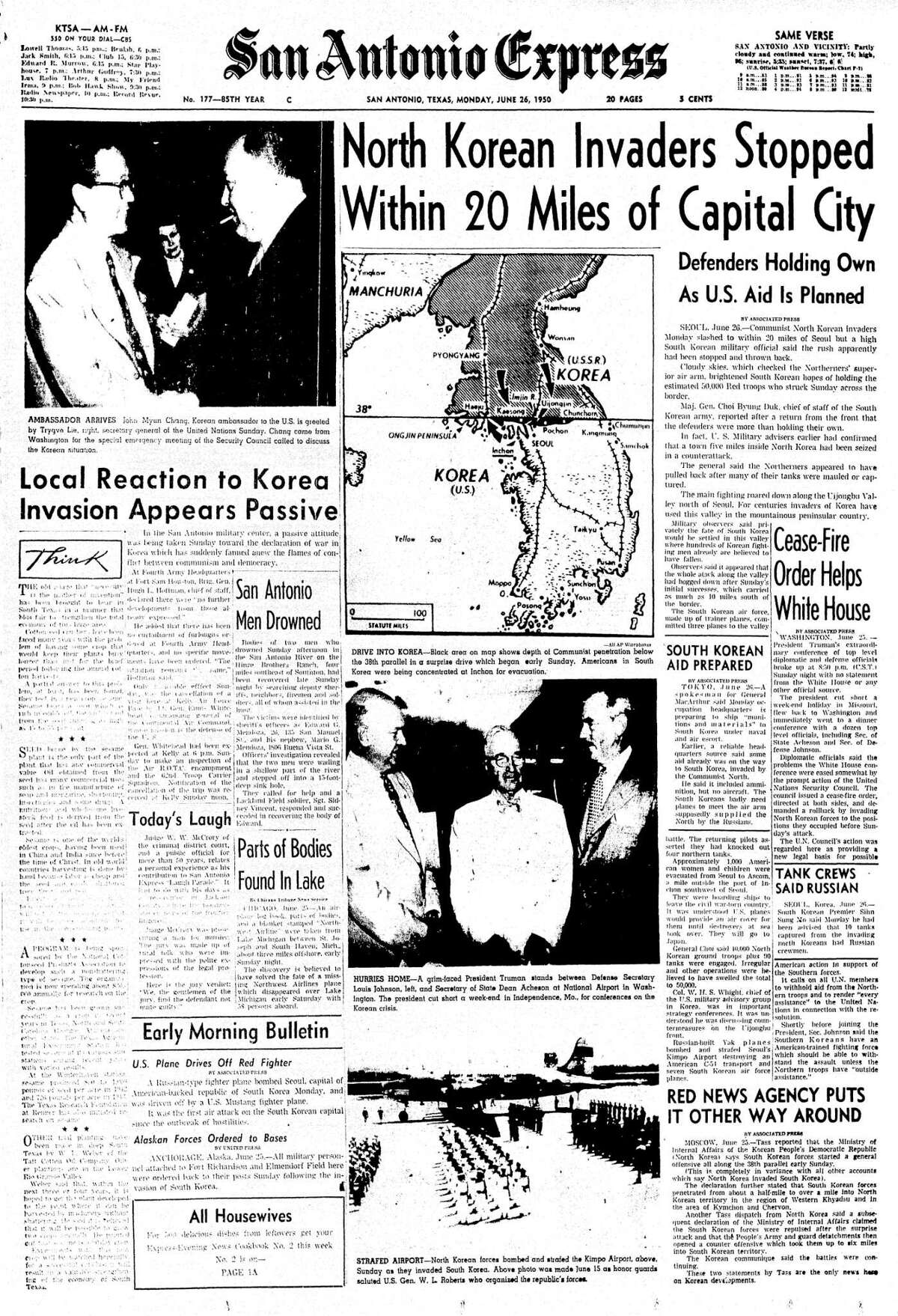 June 26, 1950: A Korean War triptych