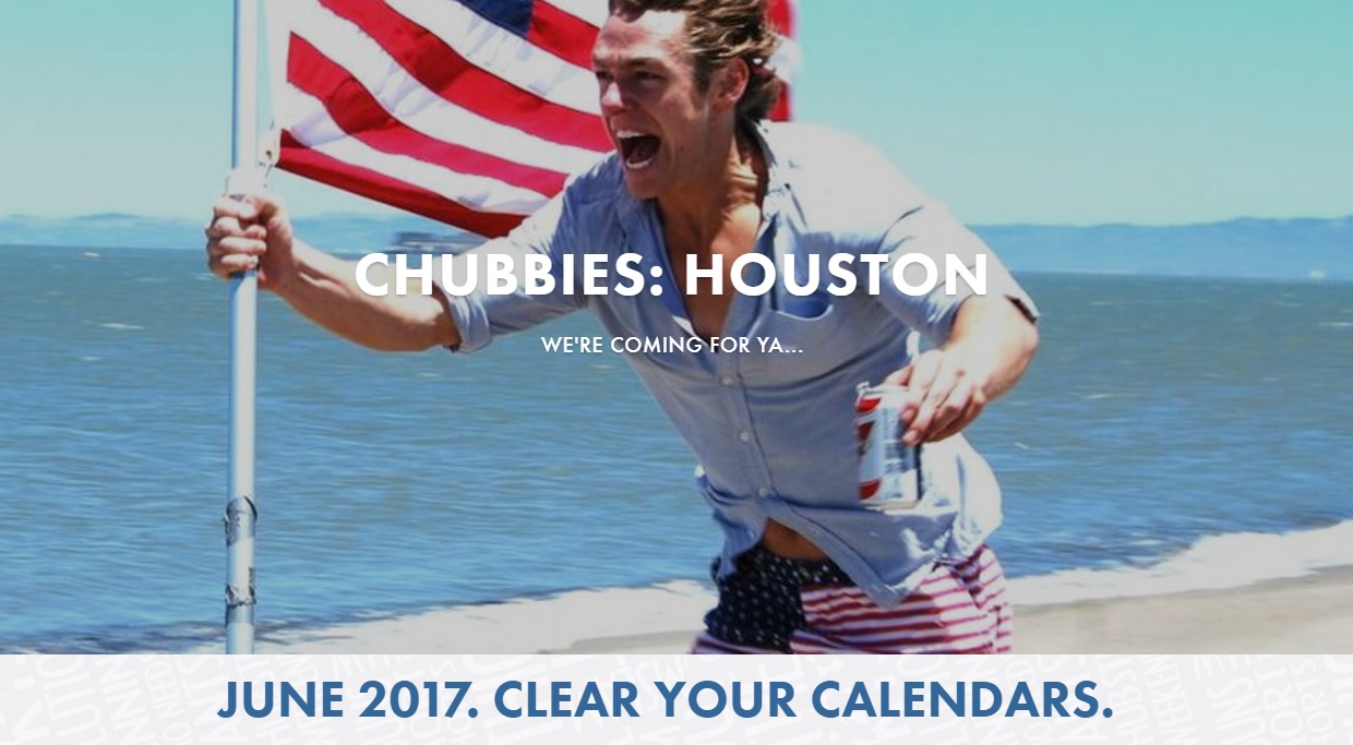 New Chubbies store will give guys a place to buy short shorts