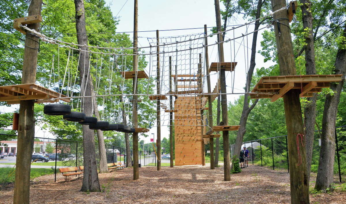 Saratoga YMCA opens zip line, ropes course
