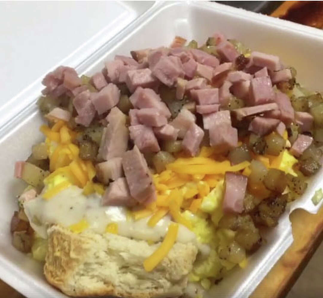 Video: Lockhart barbecue joint's 'Loaded Biscuit' is a meat lover's ...