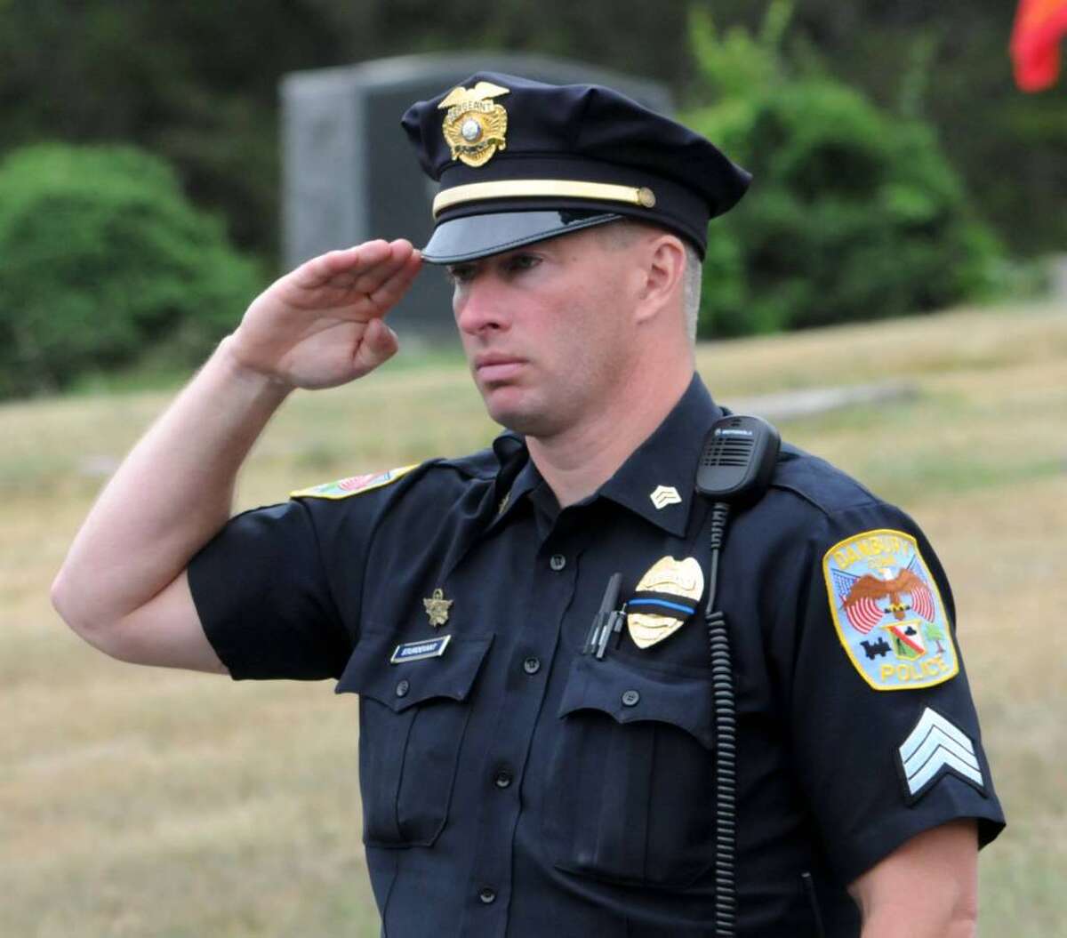Hundreds bid farewell to Danbury police officer at New Milford funeral