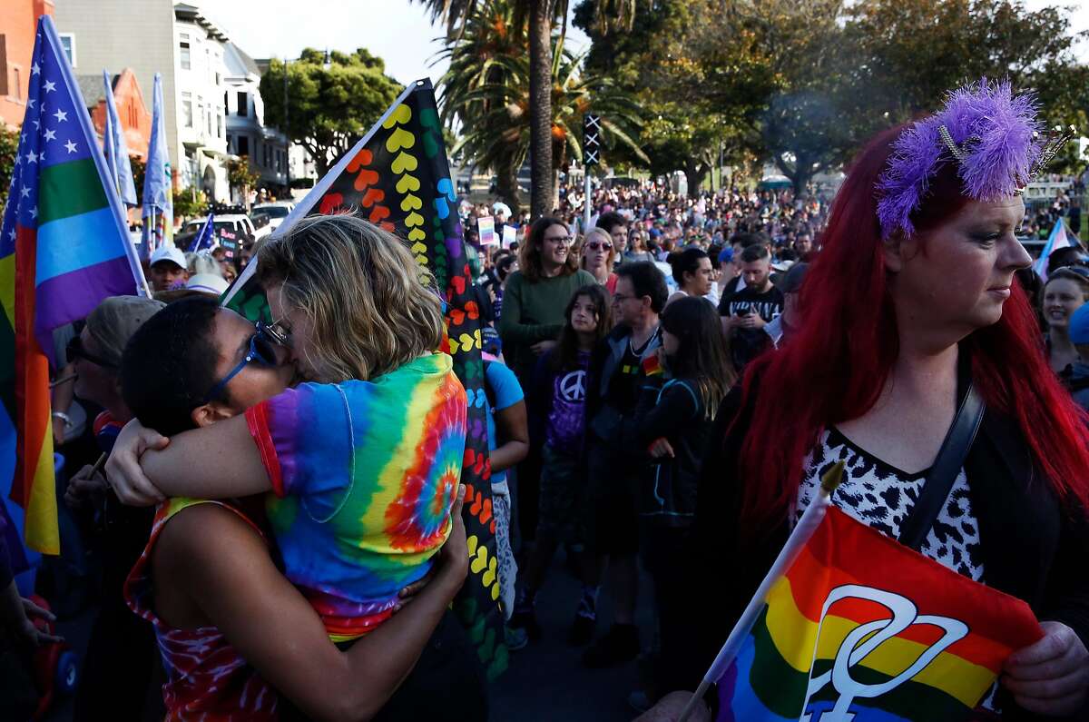 Unease in the air as Trans March kicks off weekend of Pride in SF
