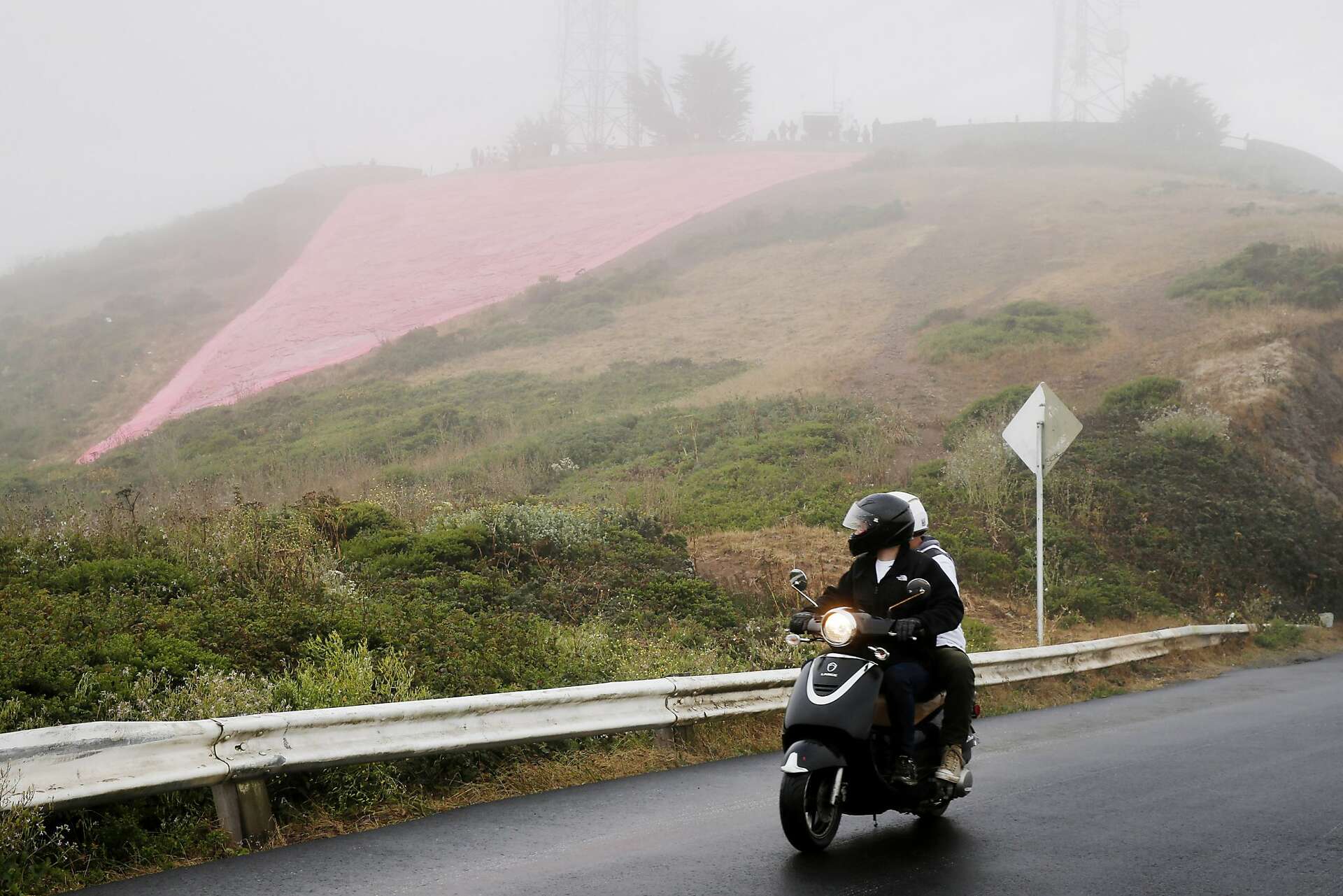 Pink triangle rises again as symbol of pride for LGBT community