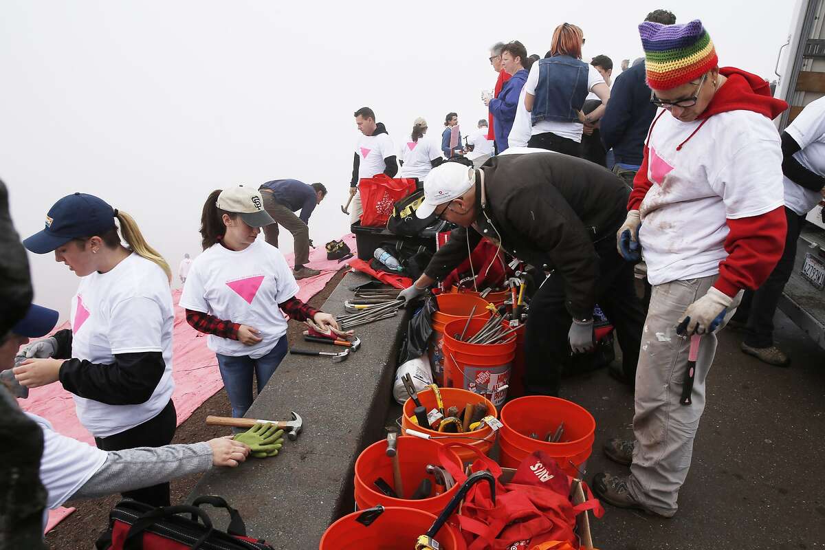 Pink triangle rises again as symbol of pride for LGBT community