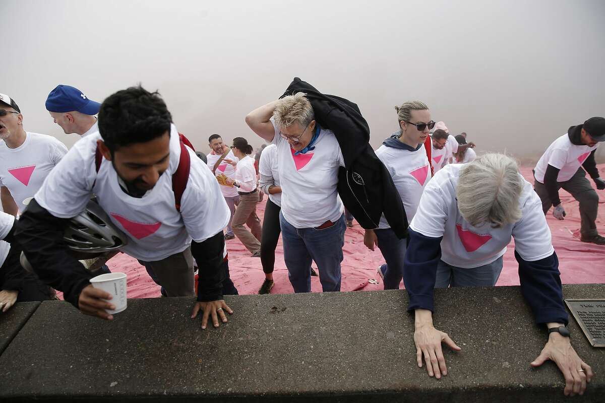 Pink triangle rises again as symbol of pride for LGBT community