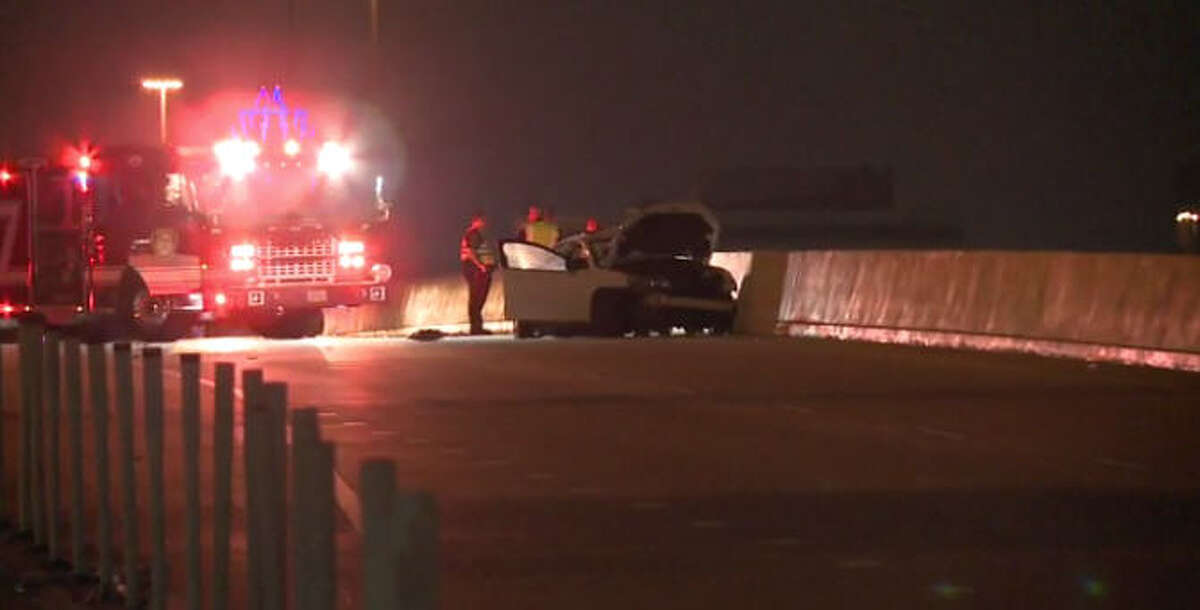 1 dead in 3-car Katy Freeway wreck