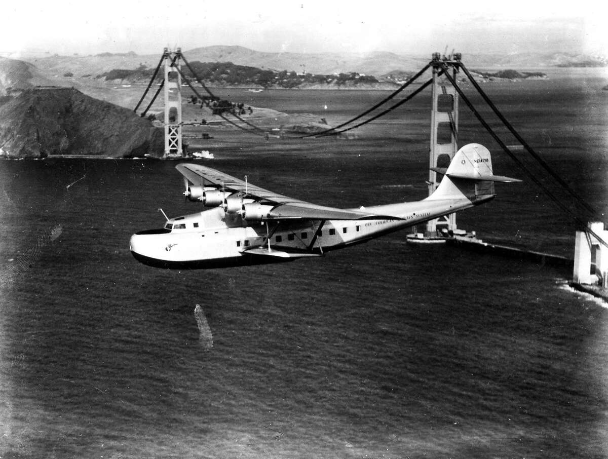 Photos of the 1935 China Clipper over SF worthy of hyperbole