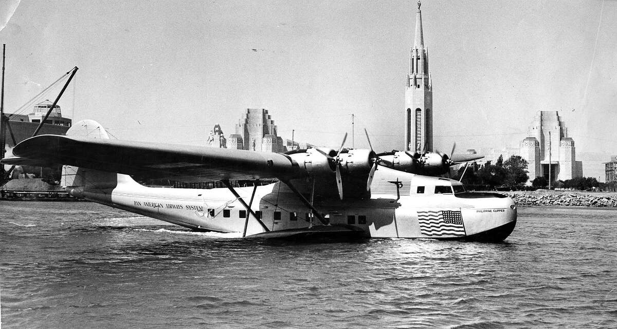 Photos of the 1935 China Clipper over SF worthy of hyperbole