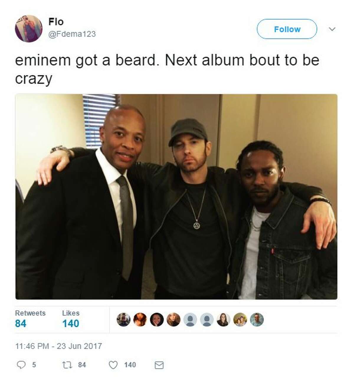 Eminem grew a beard and fans it means a new album is here