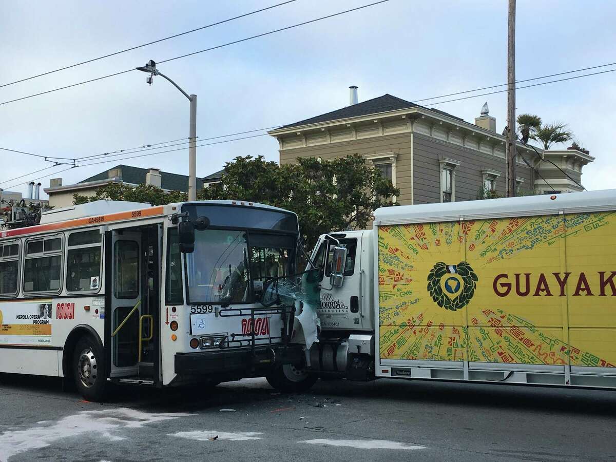9 injured in Muni bus crash in Castro District