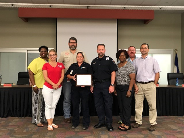 Crosby ISD recognizes Harris County ESD 5 for service