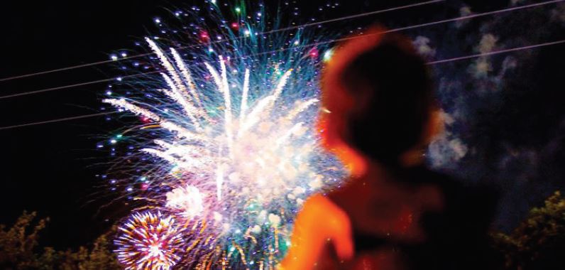 Local fireworks extravaganza Monday night