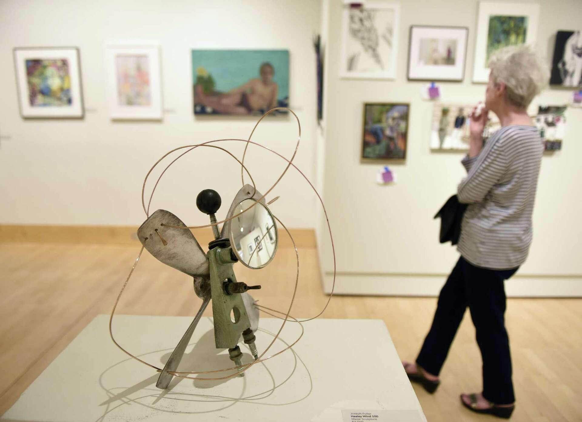 Greenwich Art Society work displayed at Flinn Gallery