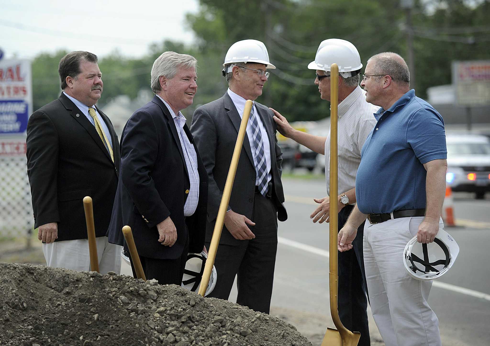 Brookfield breaks ground on long-planned streetscape project