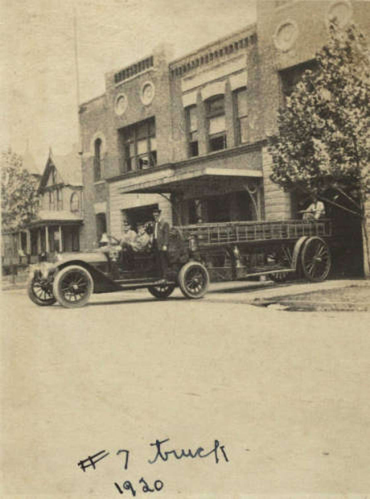 Photos of the Houston Fire Department in its early years