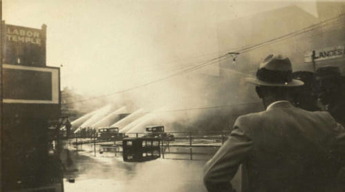 Photos of the Houston Fire Department in its early years