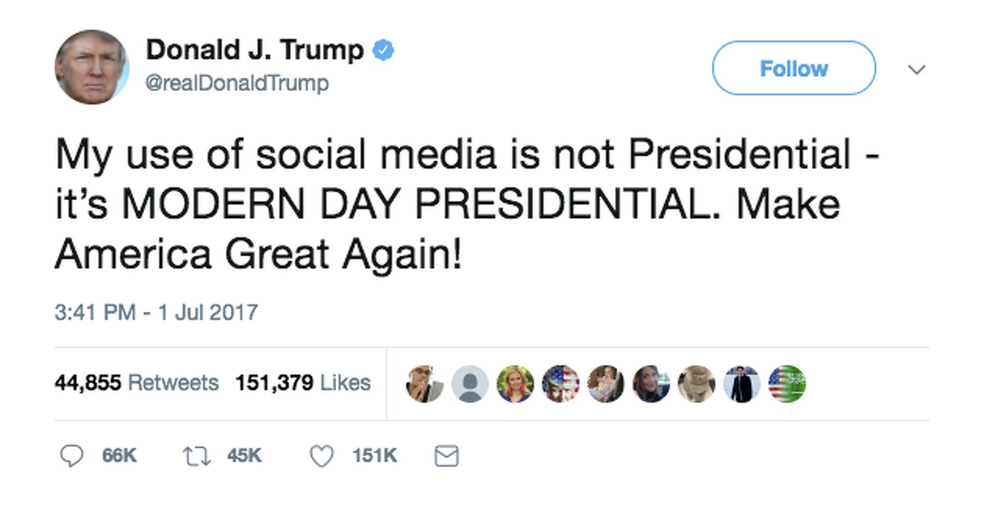 Morford: The vulgar tweets of a madman president