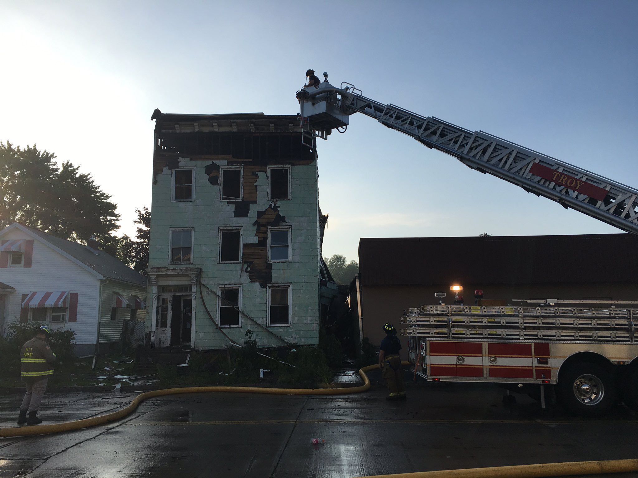 Overnight fire in Troy probed as arson