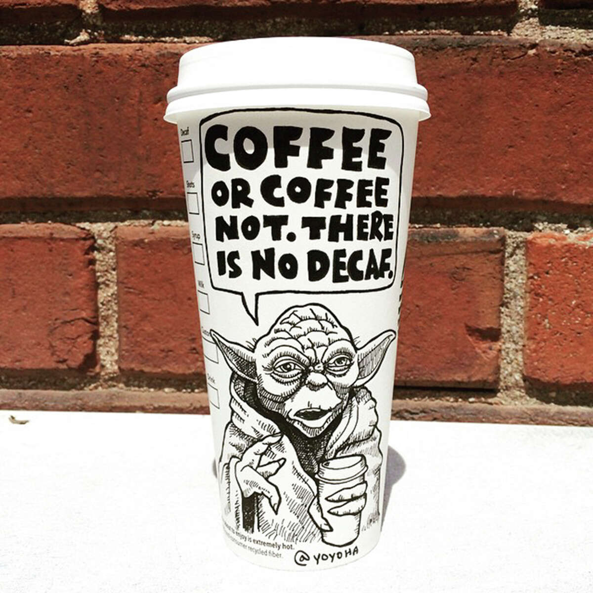 Moonlighting cartoonist adds flavor to Starbucks coffee cups
