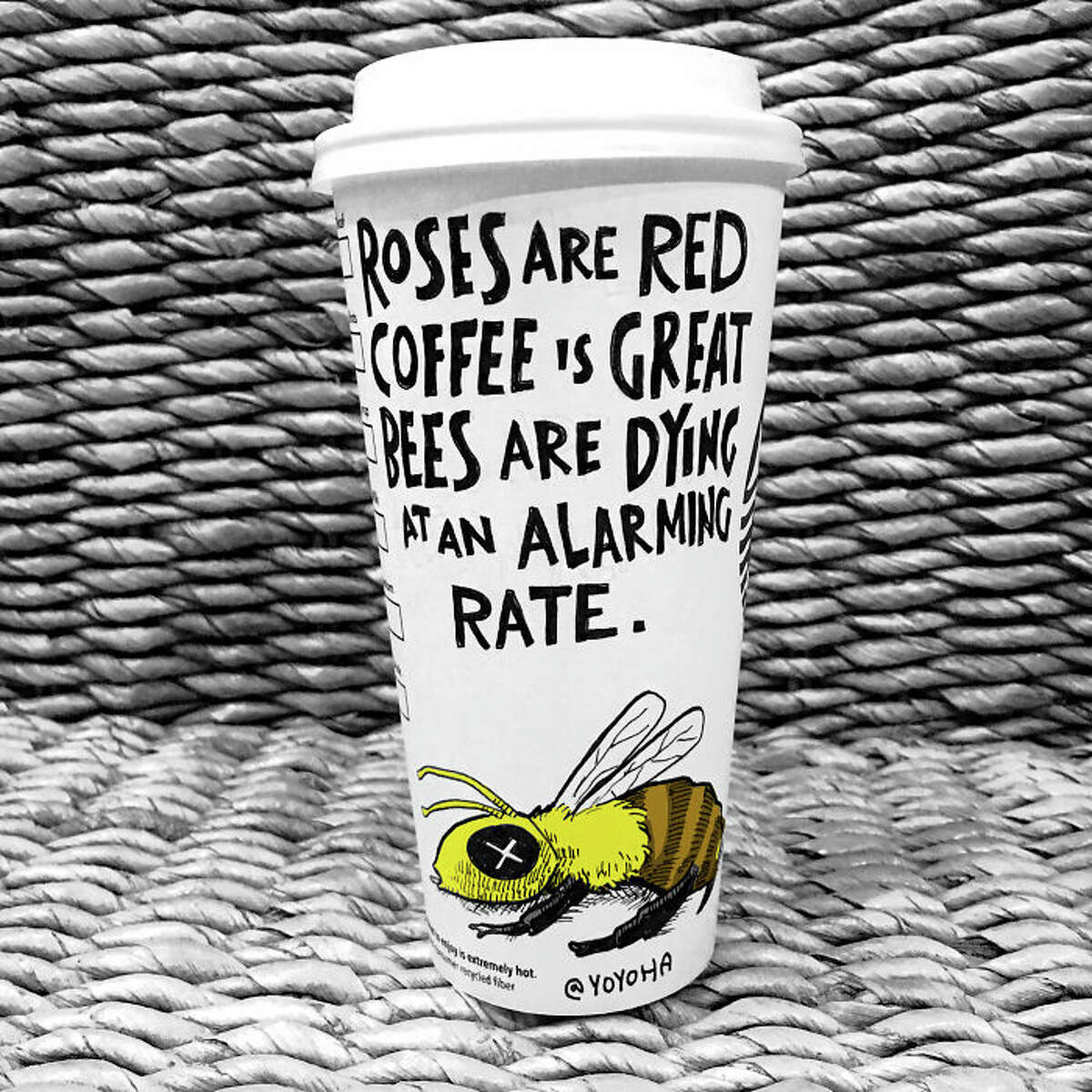 Moonlighting cartoonist adds flavor to Starbucks coffee cups