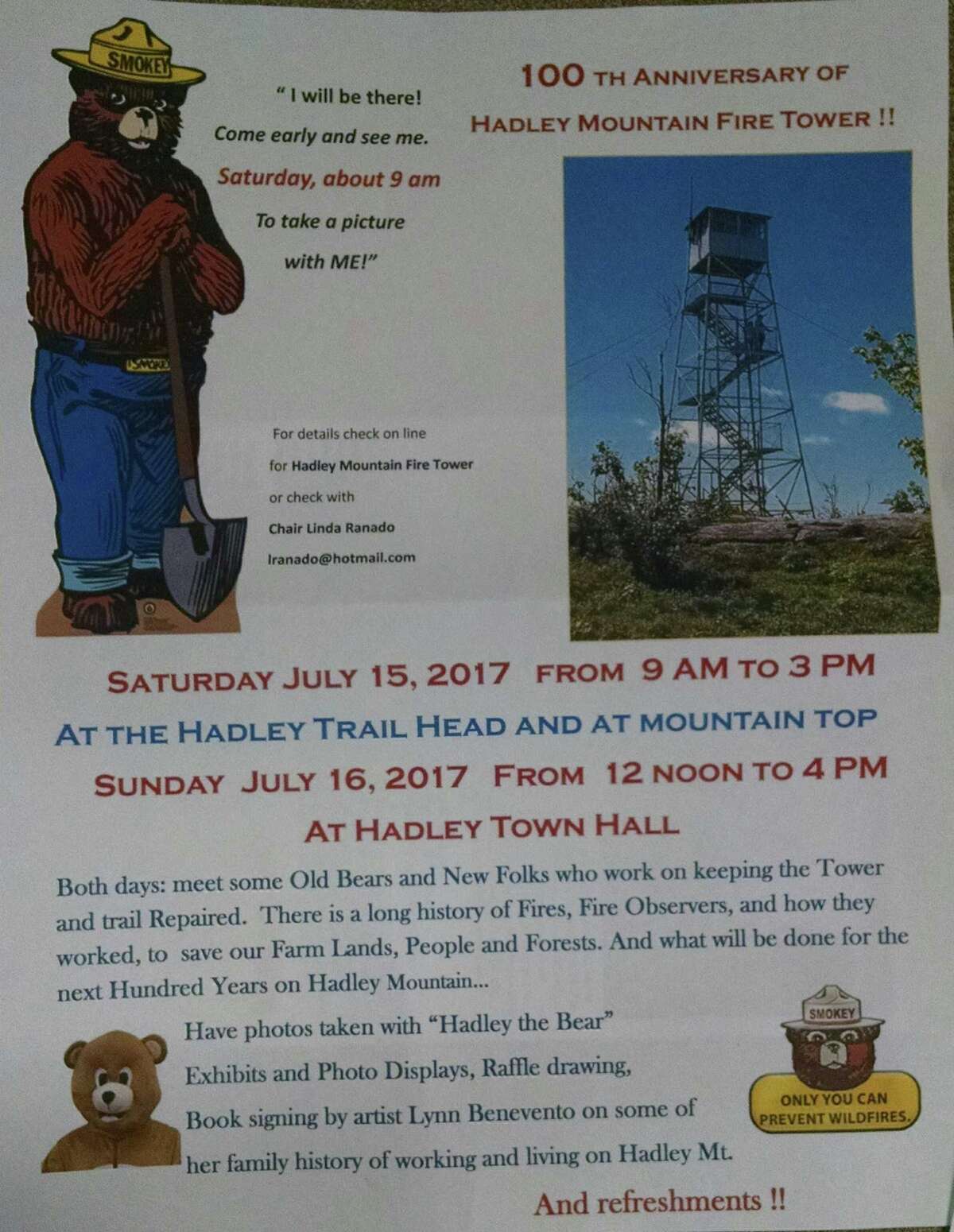 Hadley tower celebrates century