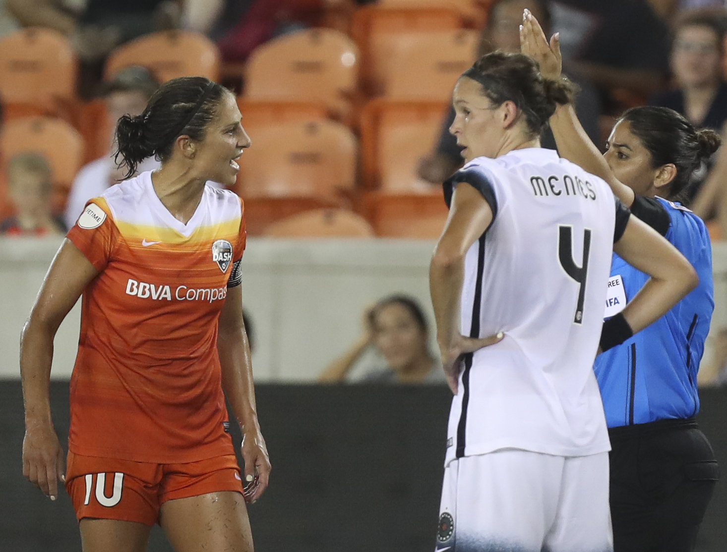 Dash join chorus of NWSL teams critical of referees