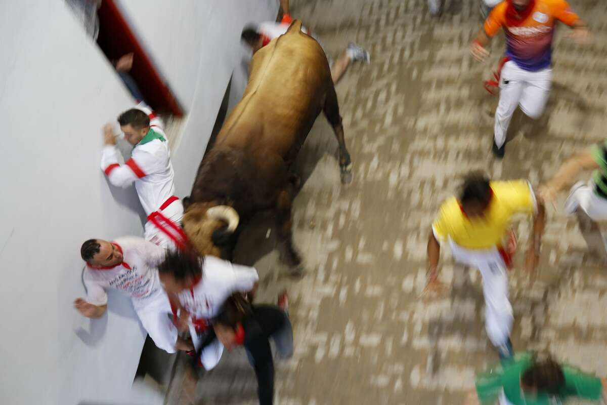 World news photos: Battle over bulls, Syrian leisure moment and more