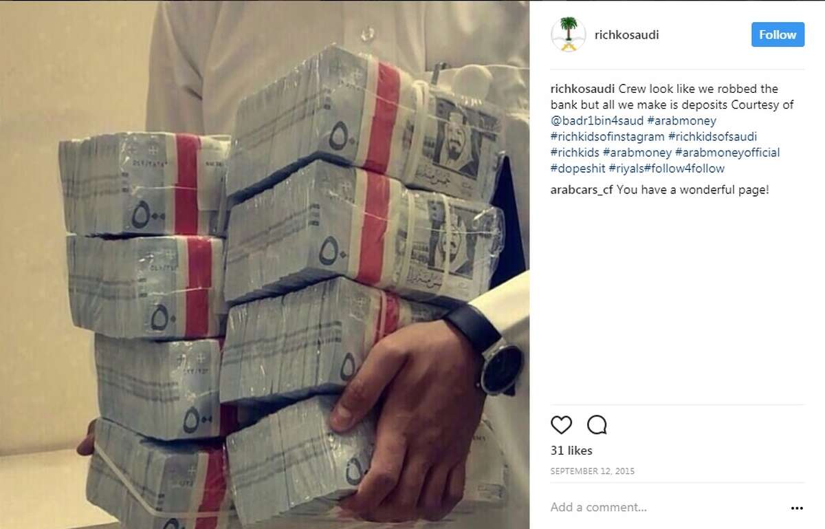 The rich kids of Saudi Arabia flaunt exotic pets, cars and private jets ...