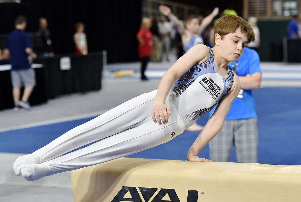 Katy 12-year-old a gold-winning gymnast