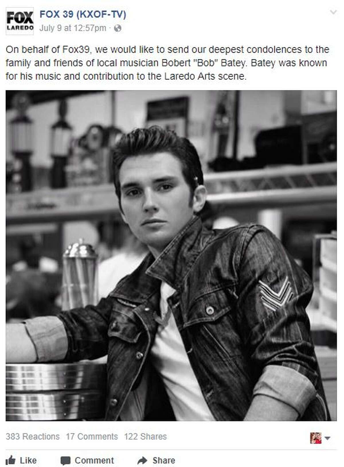 Posthumous tribute held for Laredo musician, actor dead at 28