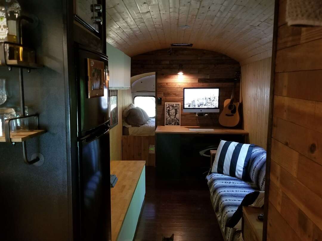 Austin guy spends $15K to make a tiny home out of a school bus