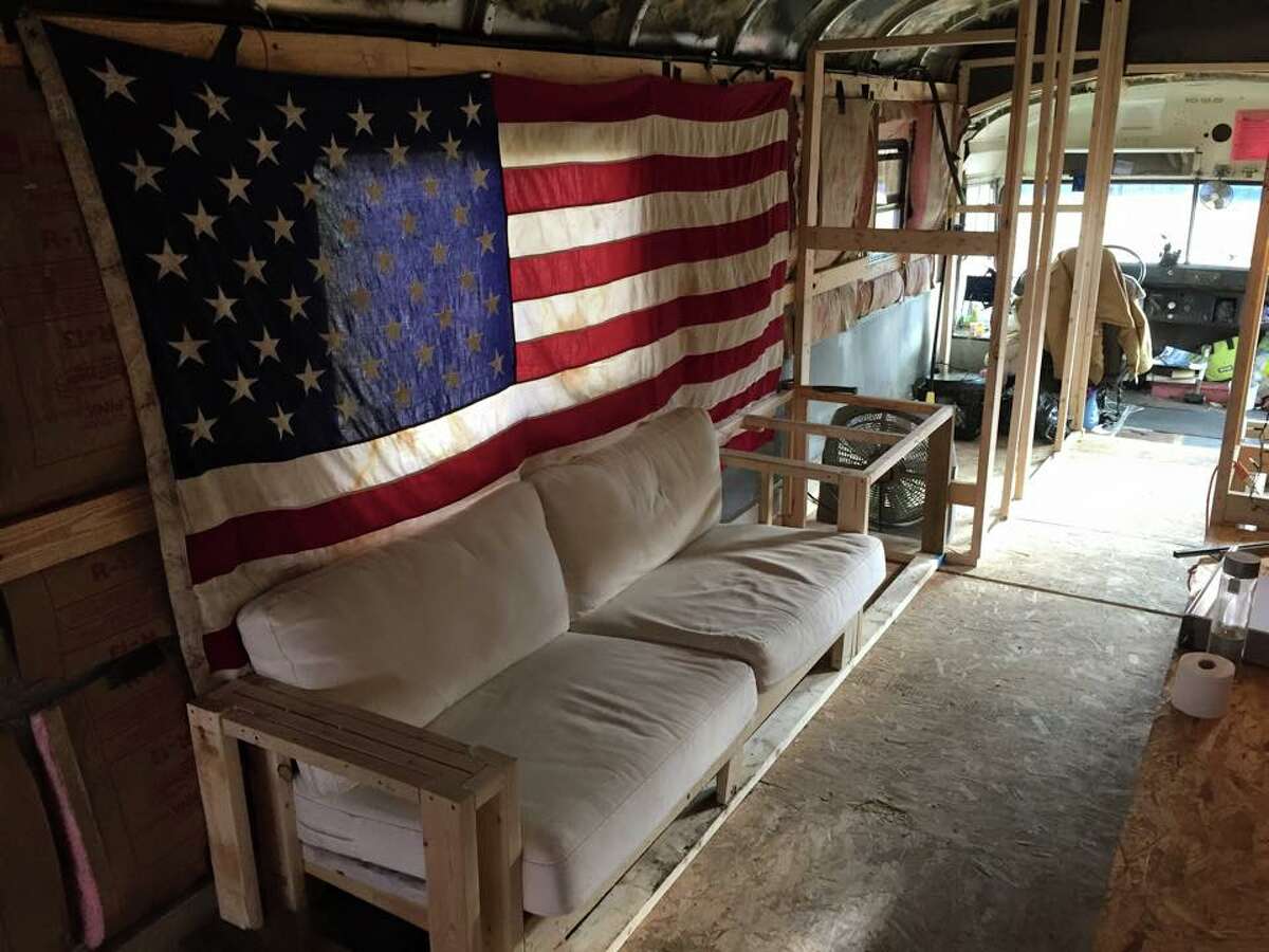Austin guy spends $15K to make a tiny home out of a school bus