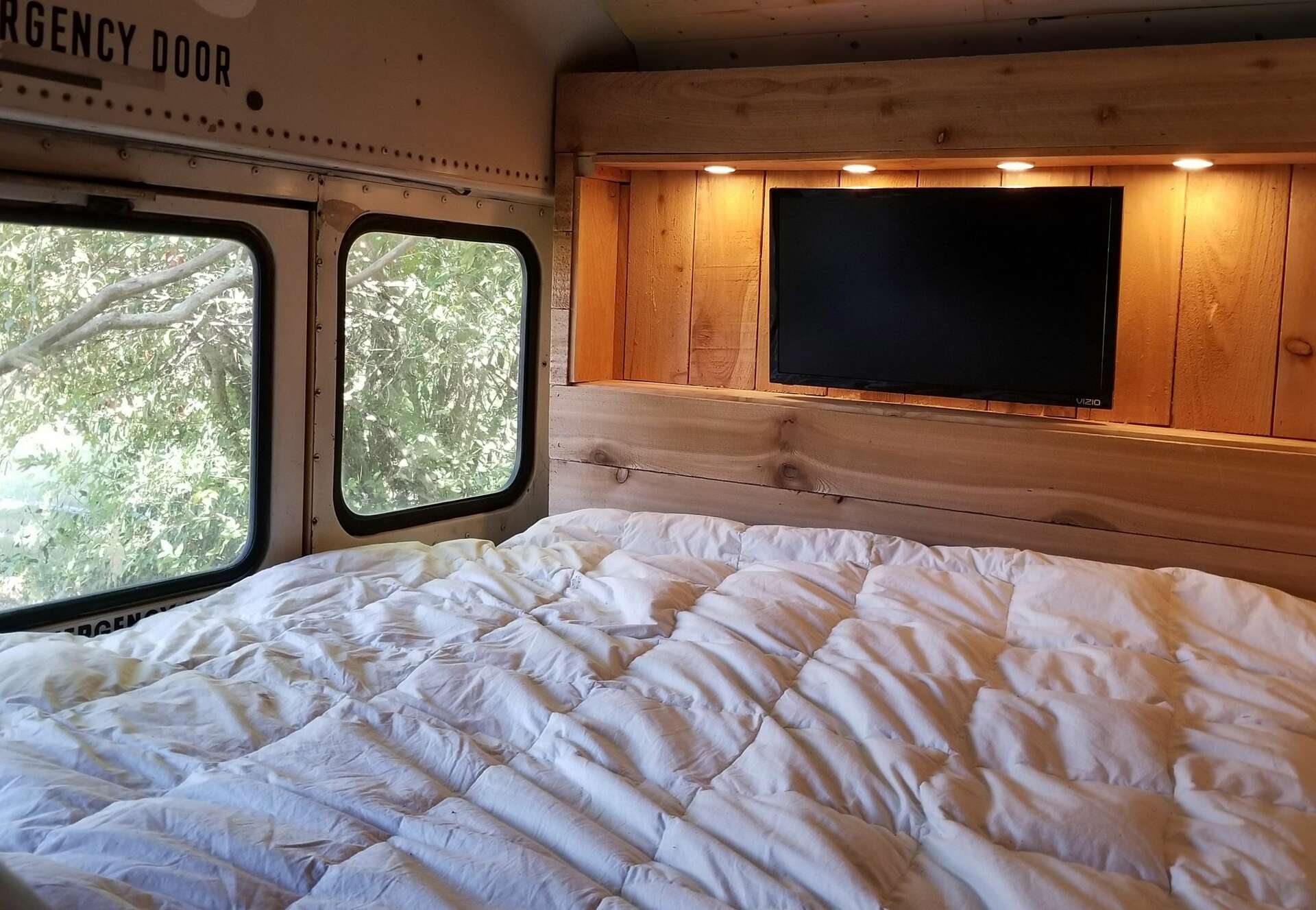 Austin guy spends $15K to make a tiny home out of a school bus