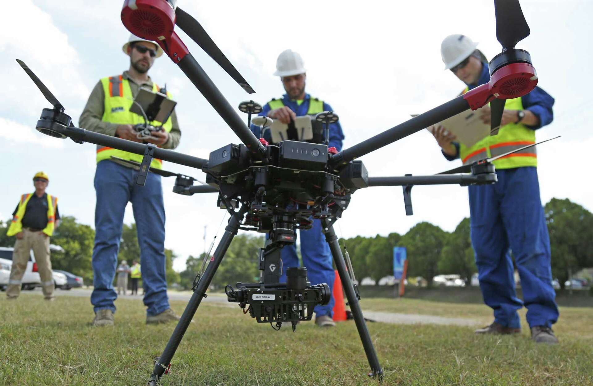 New Braunfels Utilities testing drones to inspect power towers