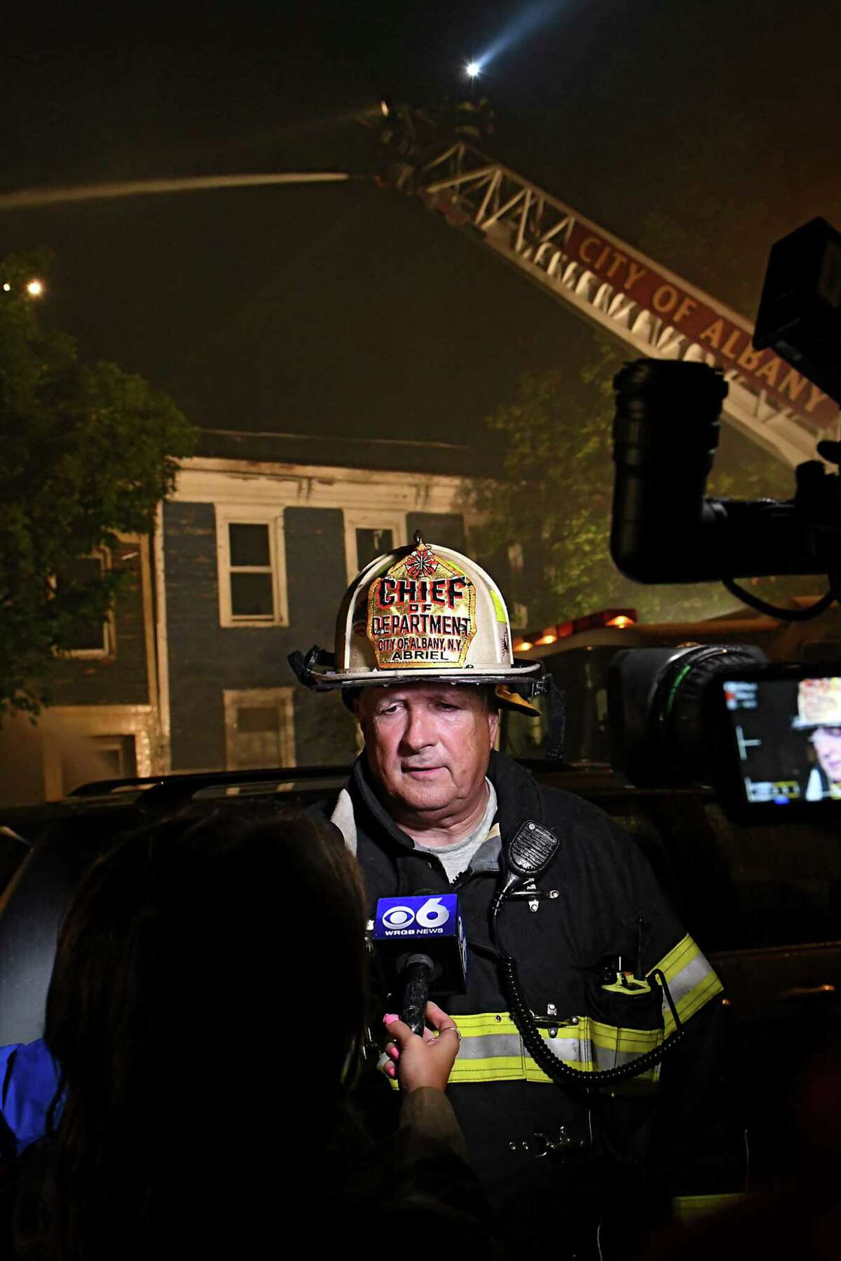 Fire ravages Madison Avenue row houses in Albany
