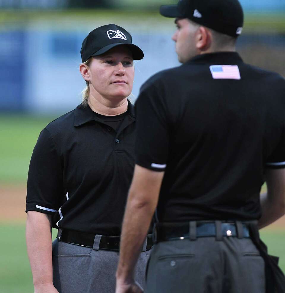 For female umpire, 'one pitch at a time' up pro baseball ladder