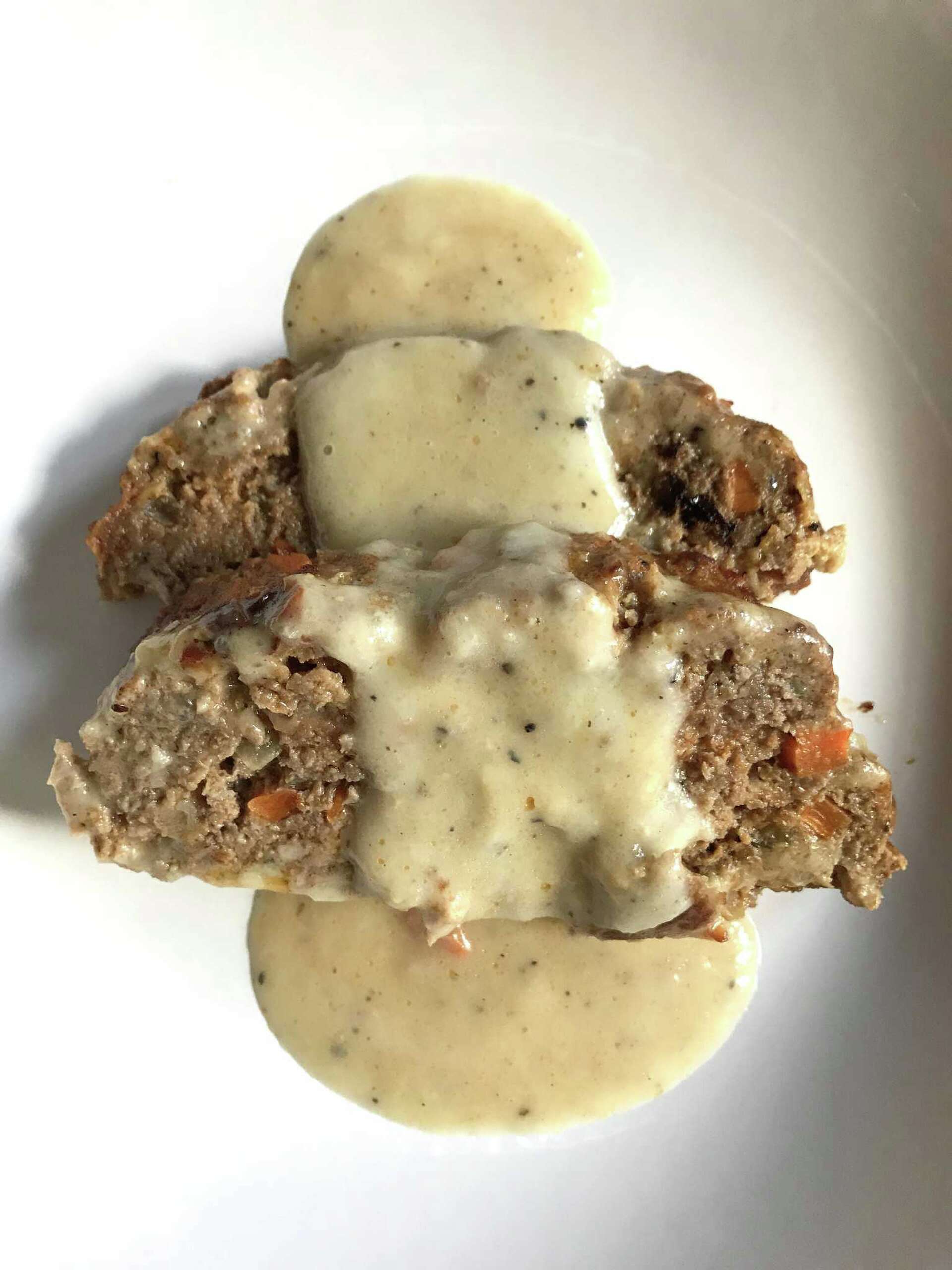 Recipe: Face-meltingly Good Meatloaf with Creamy Onion Gravy
