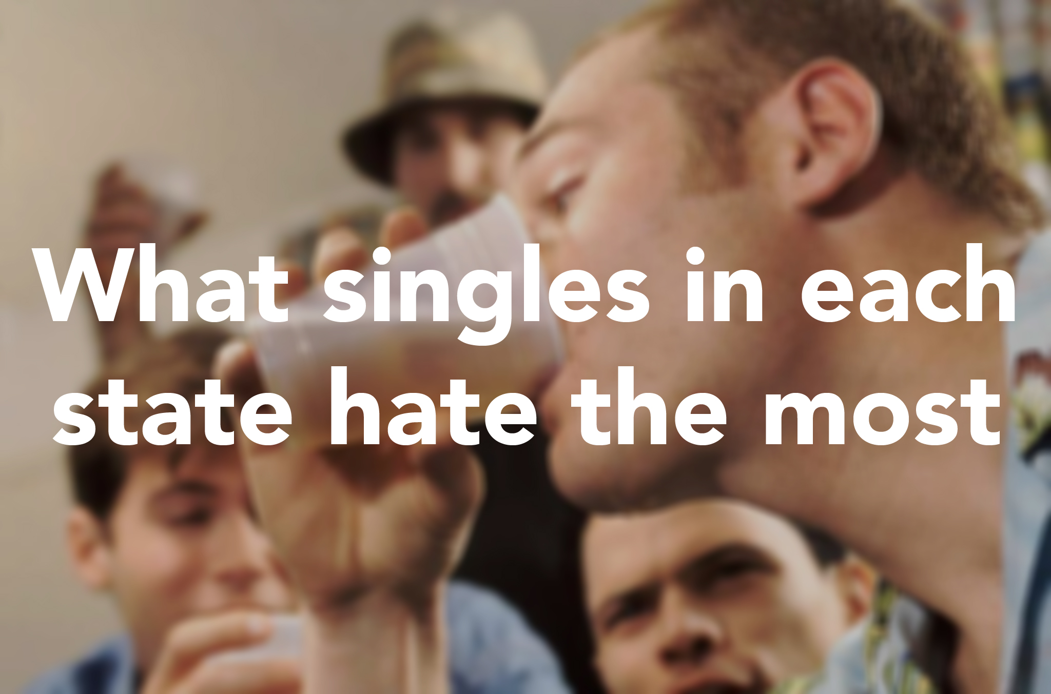 Dating app maps out what each state hates the most