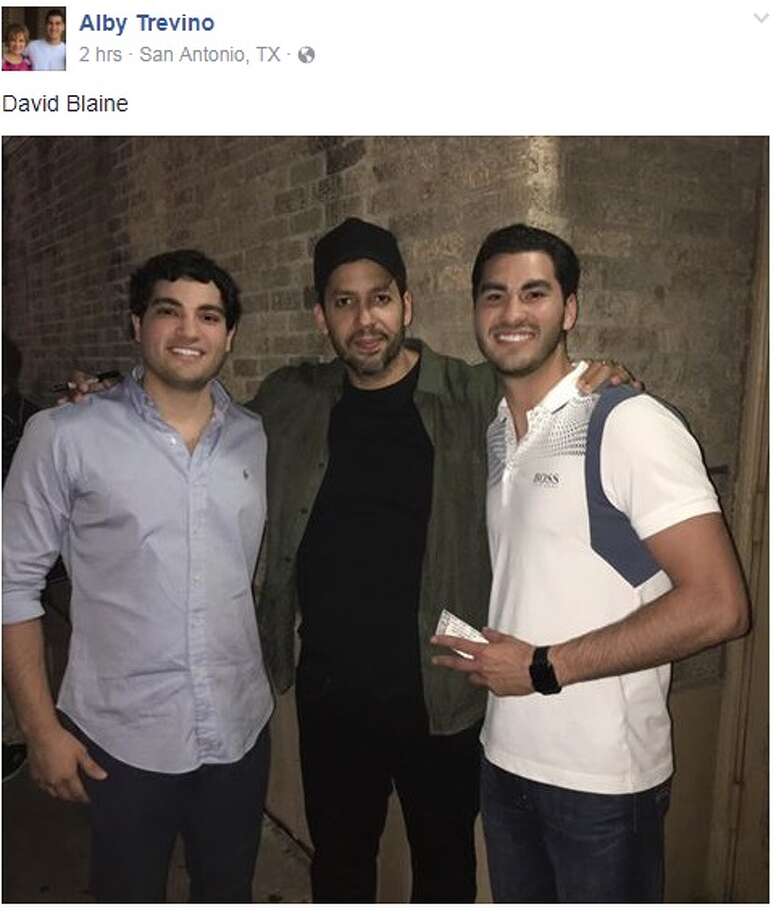 Fans post photos of David Blaine in San Antonio before and after show ...