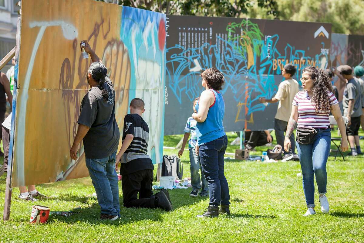 500 feet of posters, 100 artists — and a lot of graffiti