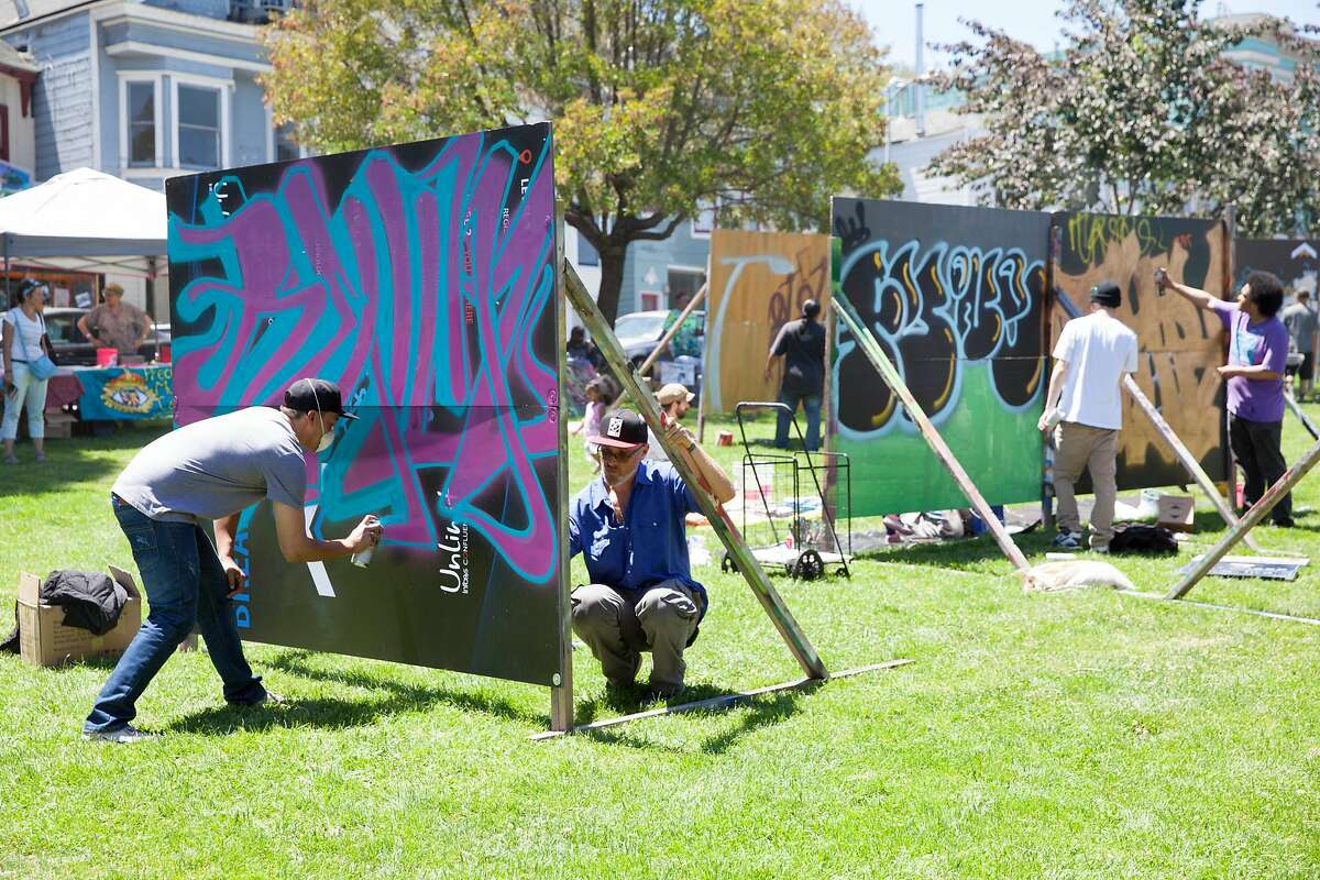 500 feet of posters, 100 artists — and a lot of graffiti