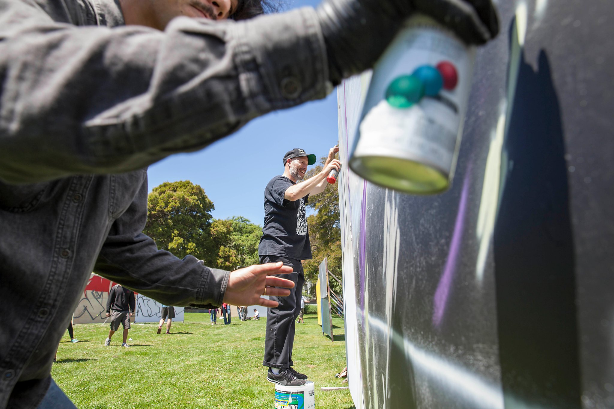 500 feet of posters, 100 artists — and a lot of graffiti