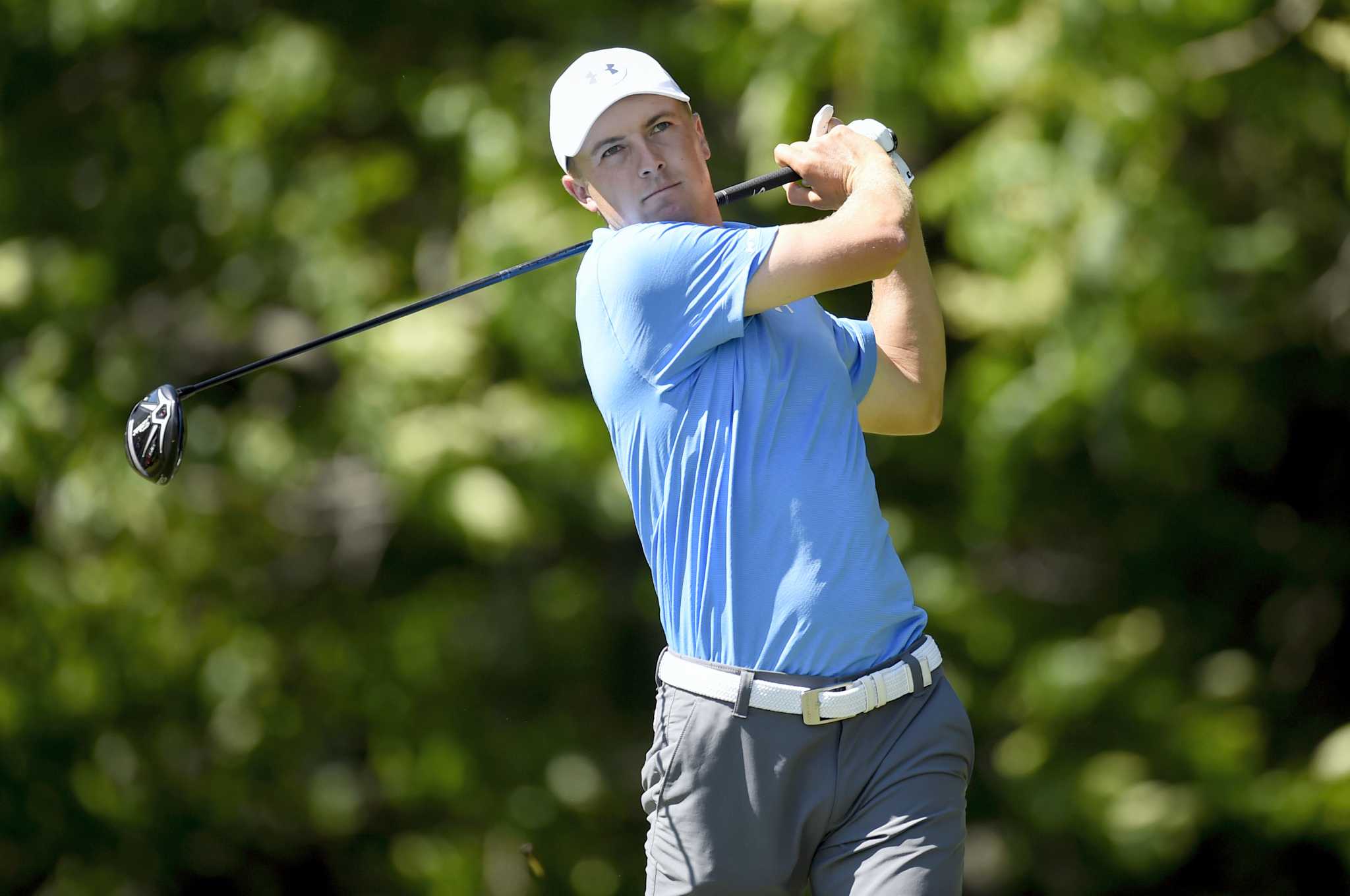 Big name, big game: Jordan Spieth races out to lead at Travelers ...