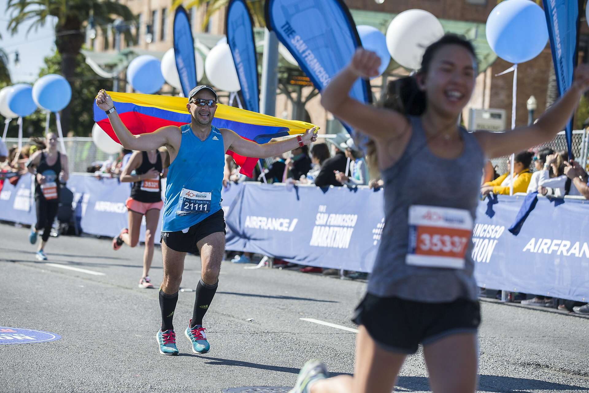 Thousands turn out for SF Marathon, where even last place is a triumph