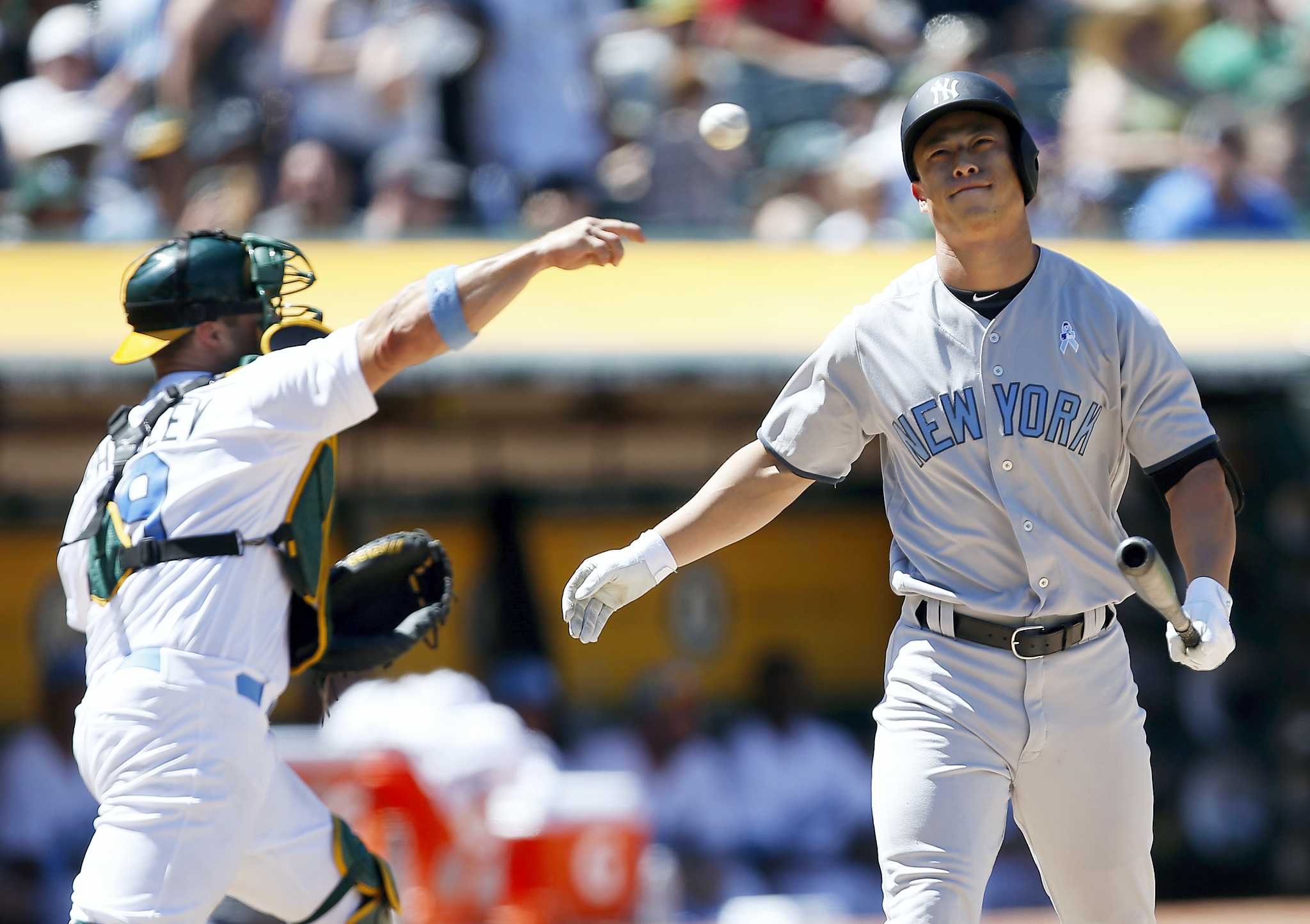 A’s finish sweep of Yankees, hand N.Y. sixth straight loss